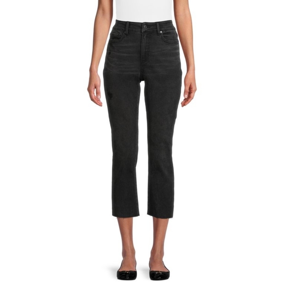 Time and Tru | Jeans | Nwt Time And Tru High Rise Straight Crop Jean ...